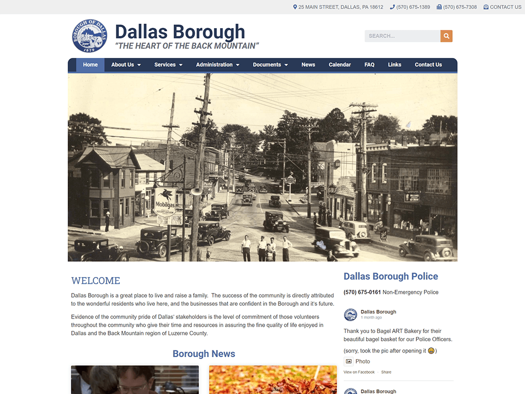Dallas Borough Website Redesign | CourseVector