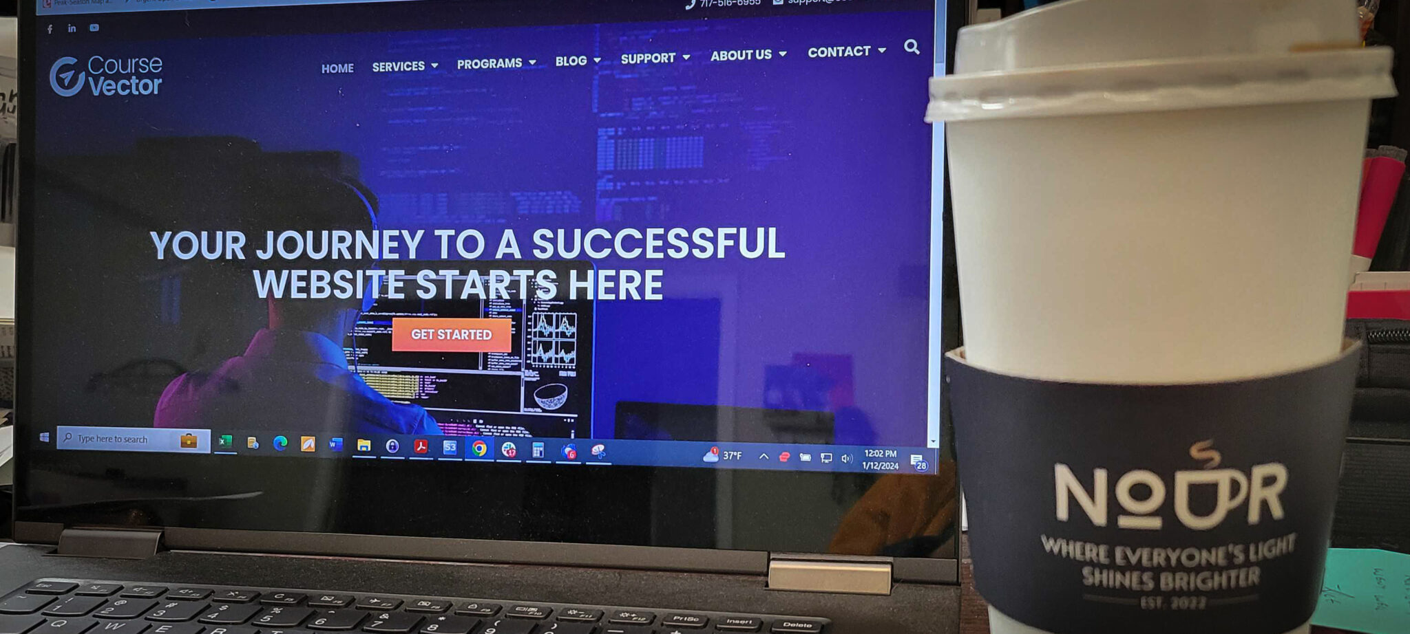 CourseVector's Enjoyable Morning At NOUR Coffee Shop