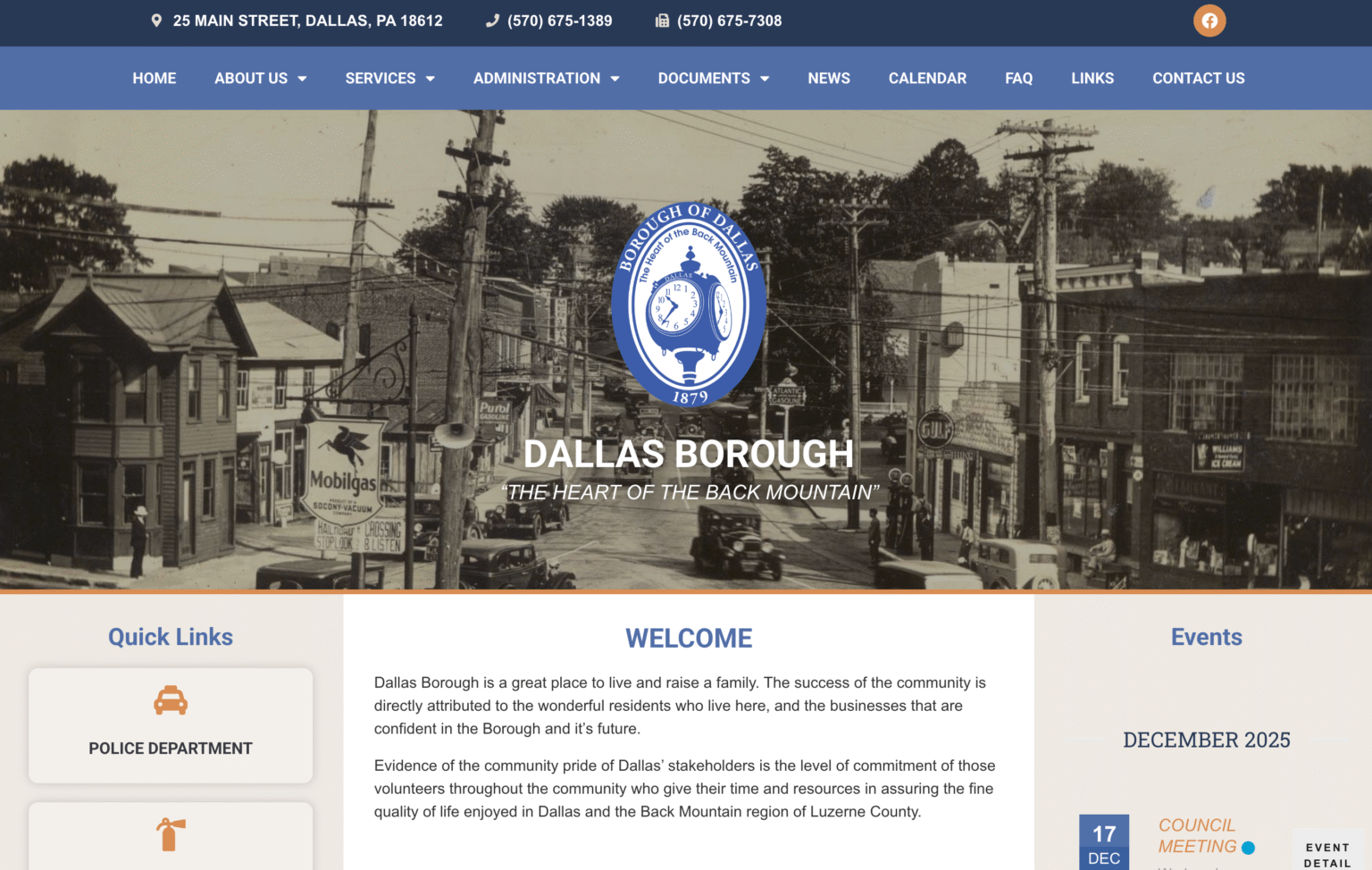 Dallas Borough Website Redesign | CourseVector